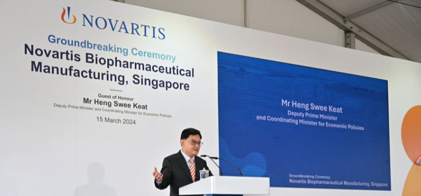 Novartis Biopharm Manufacturing Starts in Singapore