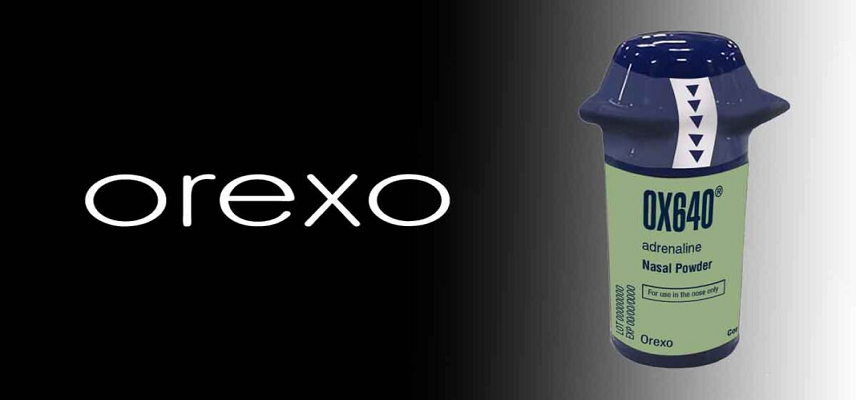 Orexo Receives US Patent for Its Nasal Epinephrine Powder Product OX640